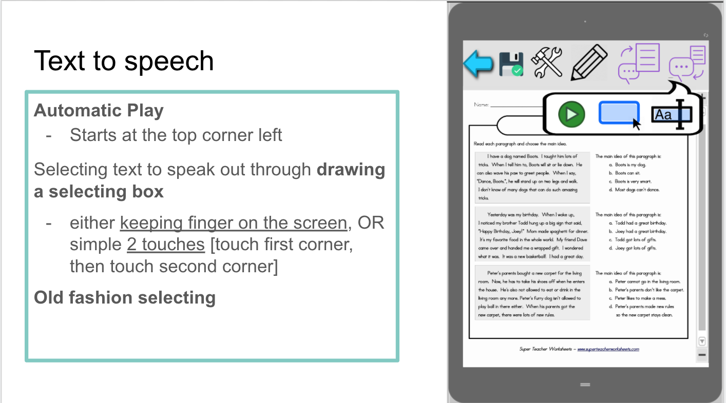 Team Literacy – Design of Assistive Technologies